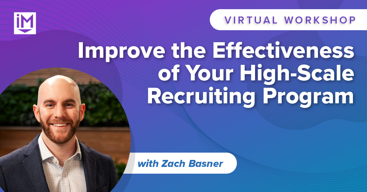 Improve the Effectiveness of Your High-Scale Recruiting Program ...