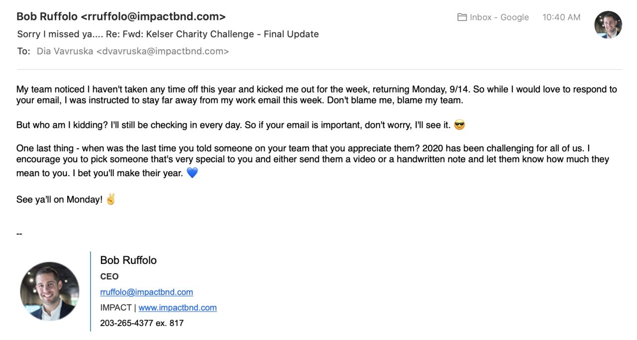 13 ตัวอย่างข้อความลางานเพื่อขโมยไปพักผ่อนในครั้งต่อไปของคุณ